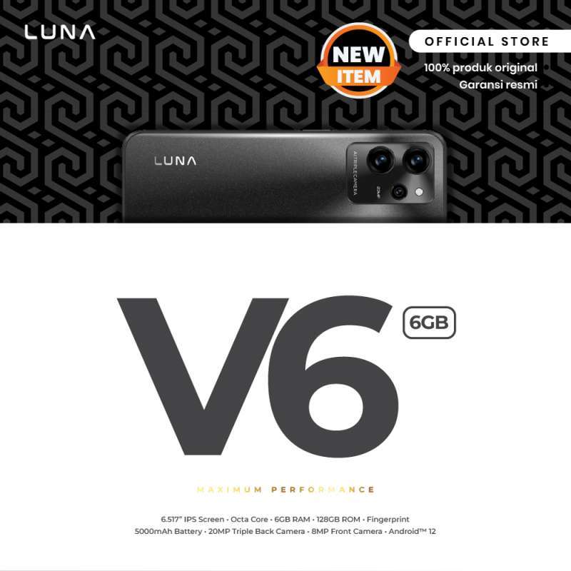 Promo Luna Smartphone V6 Ram 6/128gb Dual Sim 4g Lte 6.5 Inch Ips Hd+ ...
