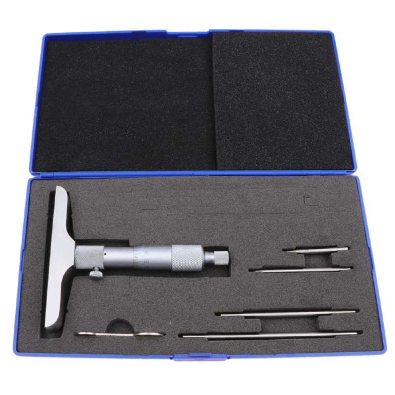Promo Premium Depth Micrometer Depth Micrometer Set Depth Gauge 0-4inch ...