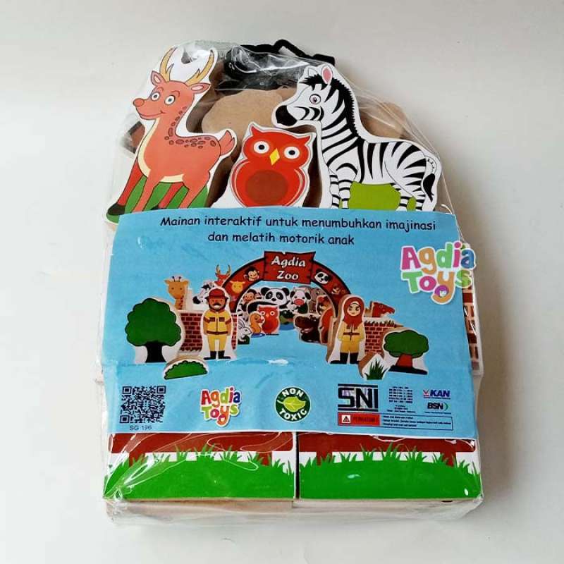 Jual Agdia Zoo Mainan Miniatur Hewan Maket Kebun Binatang Di Seller ...