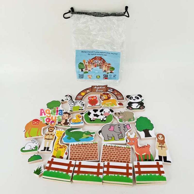 Jual Agdia Zoo Mainan Miniatur Hewan Maket Kebun Binatang Di Seller ...
