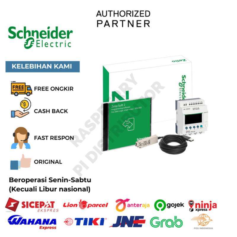 Promo SCHNEIDER COMPACT SMART RELAY ZELIO LOGIC SR2PACKFU Diskon 33% di ...