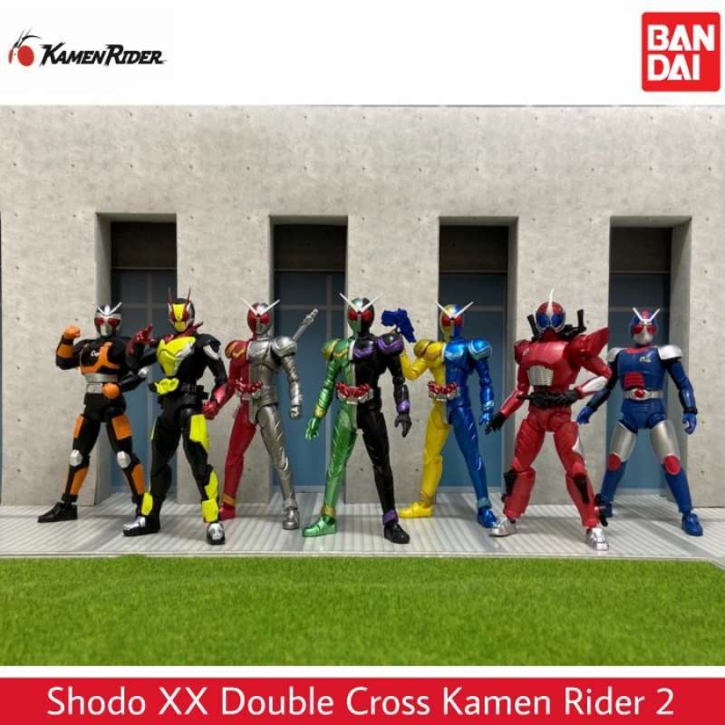 Promo SHODO XX DOUBLE CROSS KAMEN RIDER 2 W ACCEL BIO ROBO BLACK RX ...