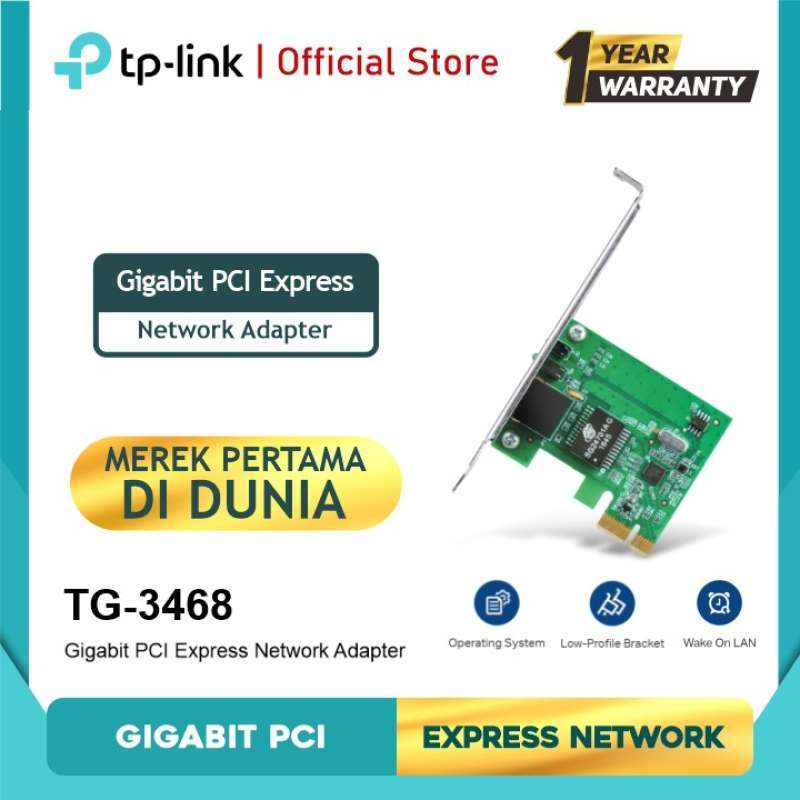 Promo Original Lan Card TP-link TG-3468 Gigabit PCI Express Diskon 62% ...