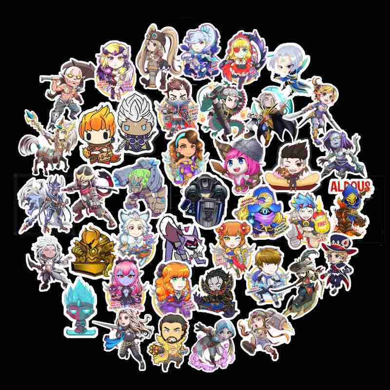 Promo 40pcs Sticker Mobile Legends Bang Bang Mlbb Updated Waterproof ...