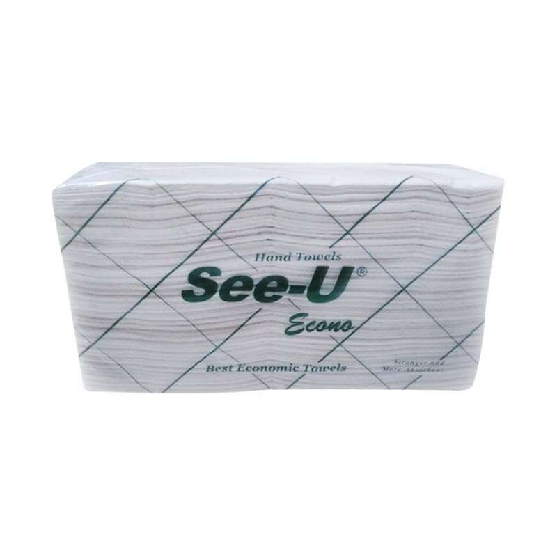 Jual Hand Towel Tissue Tisu Tissu See-u Econo Green Hijau Di Seller ...