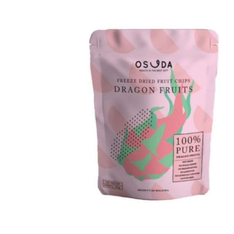Jual Osuda Dragon Fruits Dried Fruit chips (20g x 2Packs) di Seller ...
