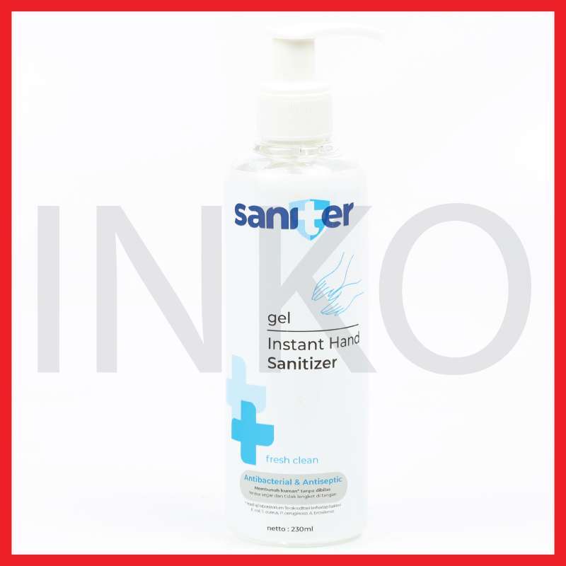 Jual SANITER GEL INSTANT HAND SANITIZER FRESH CLEAN PUMP 230M di Seller ...