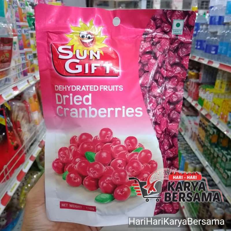 Jual Tong Garden Sun Gift Dried Cranberries Pouch 110gr Di Seller ...