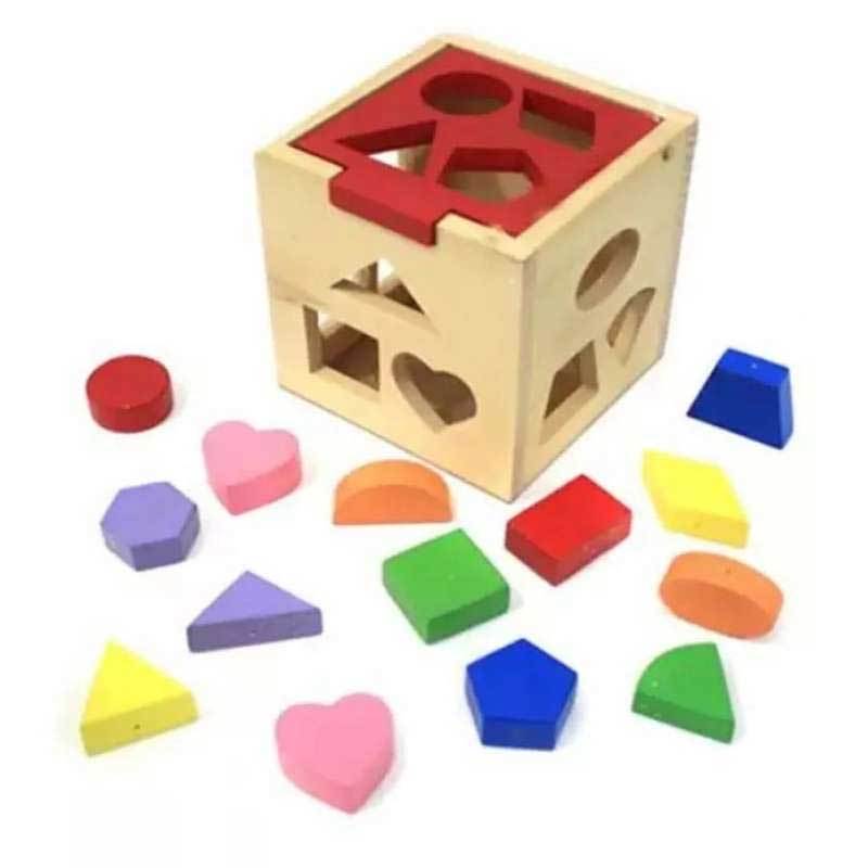 Jual Mainan Edukasi Kotak Puzzle Shape Bentuk - Mainan Puzzle Anak Di ...