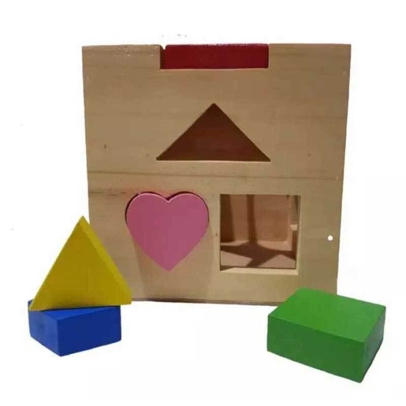 Jual Mainan Edukasi Kotak Puzzle Shape Bentuk - Mainan Puzzle Anak Di ...
