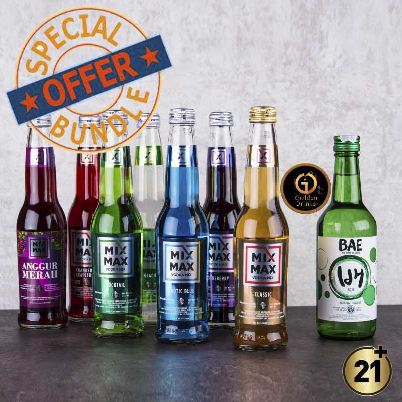 Jual Promo Bundle Soju Bae Dengan Mix Max Vodkamix (original Dan Resmi ...