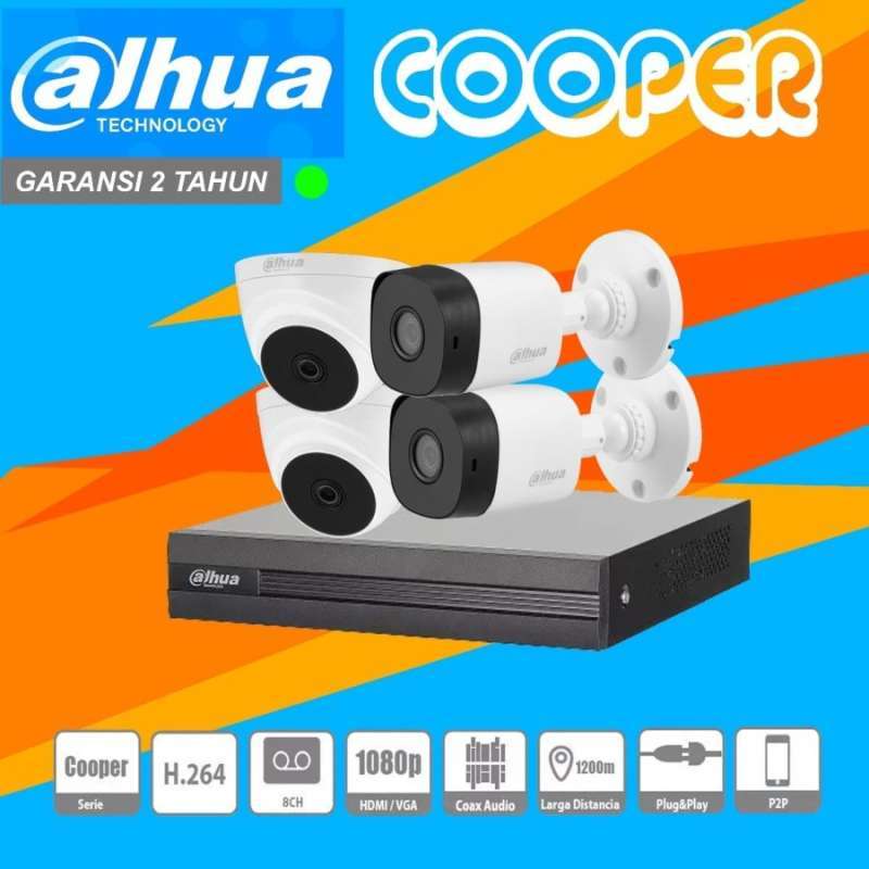 Jual Paket Cctv Dahua Cooper 2mp 4channel Di Seller Master Cctv ...