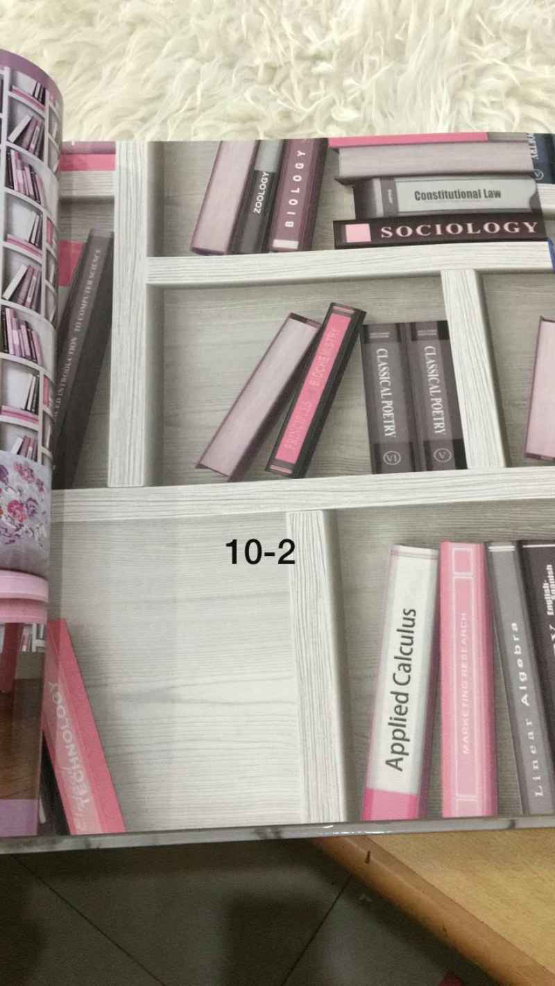 Jual Wallpaper Dinding Motif Rak Buku Susun Natural 3d Sf Di Seller ...