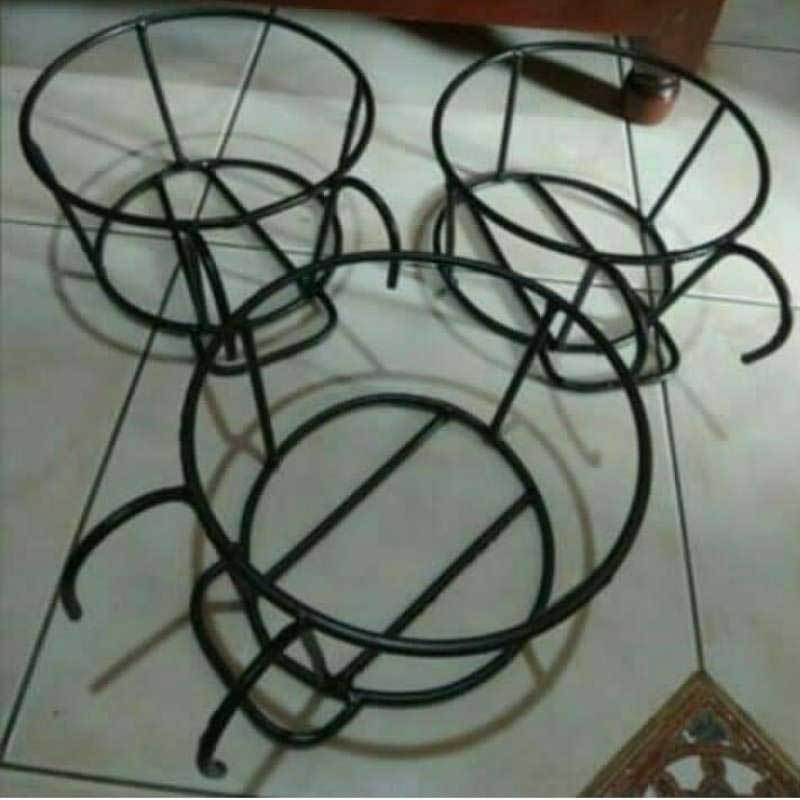 Promo Standing Pot Bunga Besi/standing Pot Besi Rak Gantung Diskon 47% ...