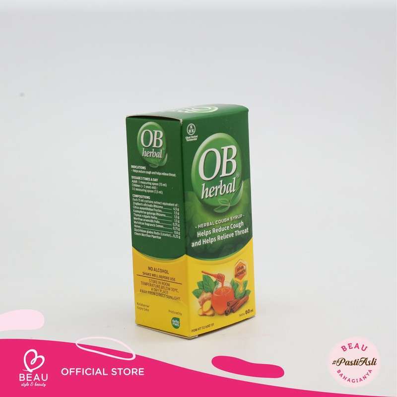 Promo OB HERBAL Obat Kesehatan [60 mL] Diskon 10% di Seller BEAU Beauty ...
