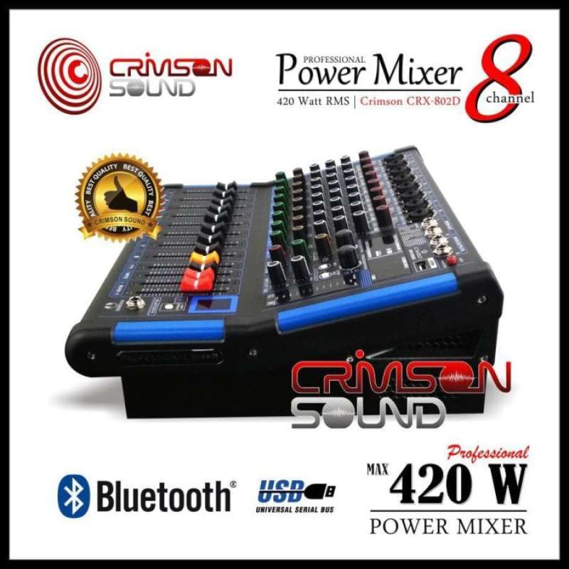 Jual Mixer Power 8 Channel 99 Dsp Crimson Crx 802 D Di Seller Sumber Maju Elektronic - Mangga ...