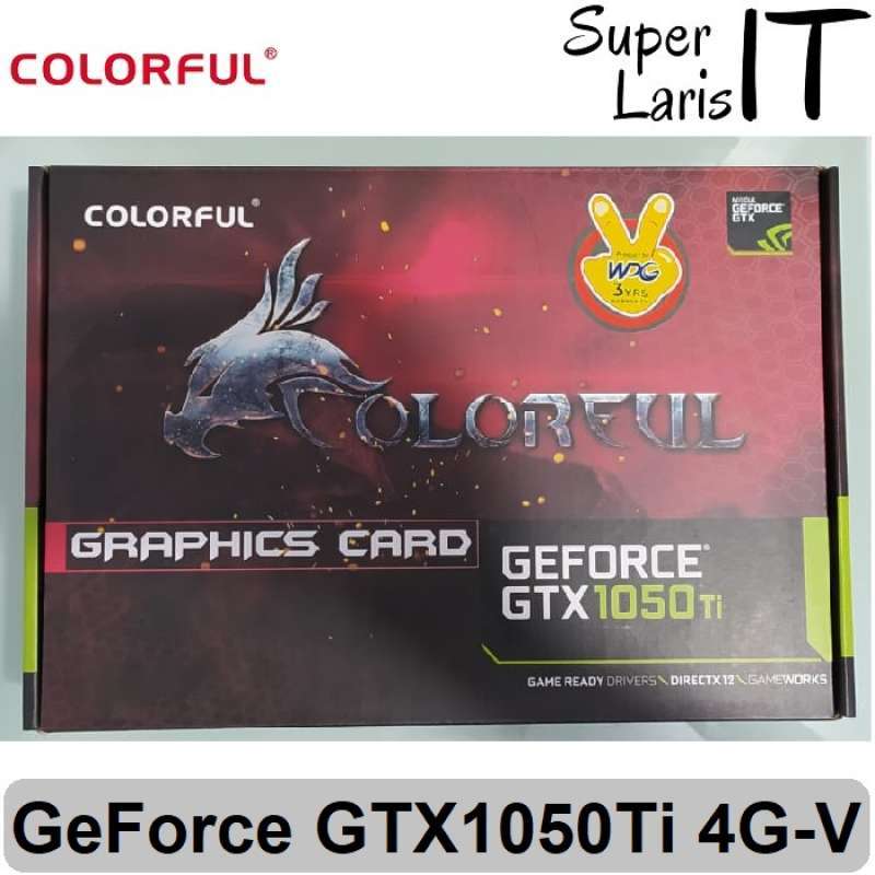 Jual Vga Colorful GeForce® GTX 1050Ti 4G-V - Garansi Resmi di Seller ...
