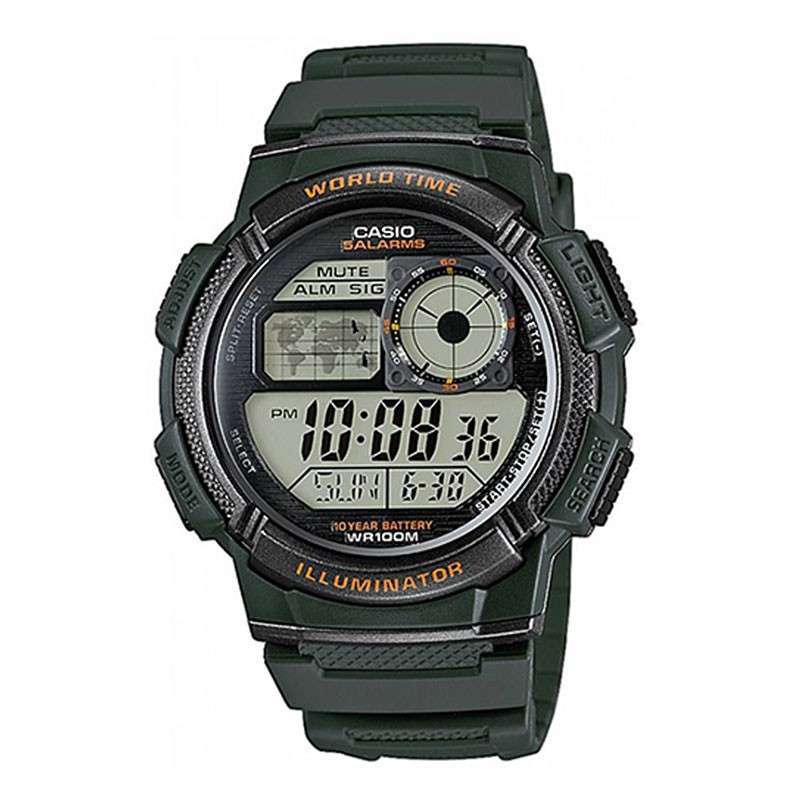 Promo Casio GENERAL AE-1000W-1AVDF / AE 1000W 1AVDF / AE-1000W ORIGINAL - Hijau Diskon 35% di ...