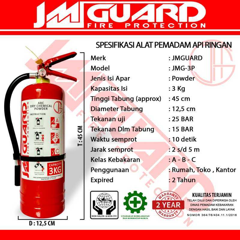 Promo Apar 3kg Dry Powder Alat Pemadam Api Ringan Untuk Rumah Kantor ...