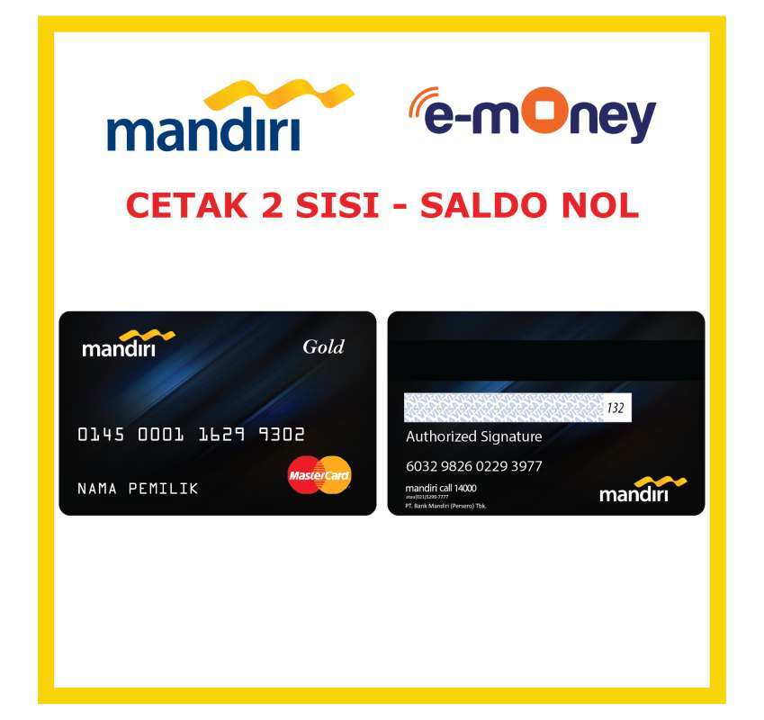 Jual Kartu MANDIRI E-MONEY Design Credit Card kartu Mandiri 4 etoll ... Jual Kartu MANDIRI E-MONEY Design Credit Card kartu Mandiri 4 etoll ...