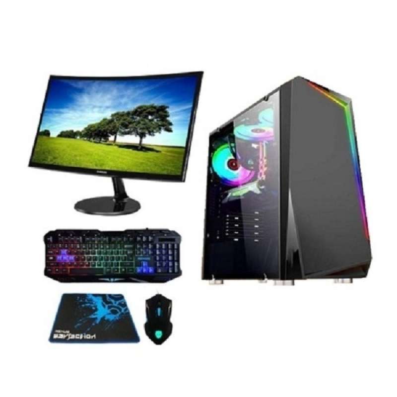 Jual PC GAMING LENGKAP RYZEN 3 3200G/DDR4 16GB/RX 570 4GB/MONITOR 24 ...
