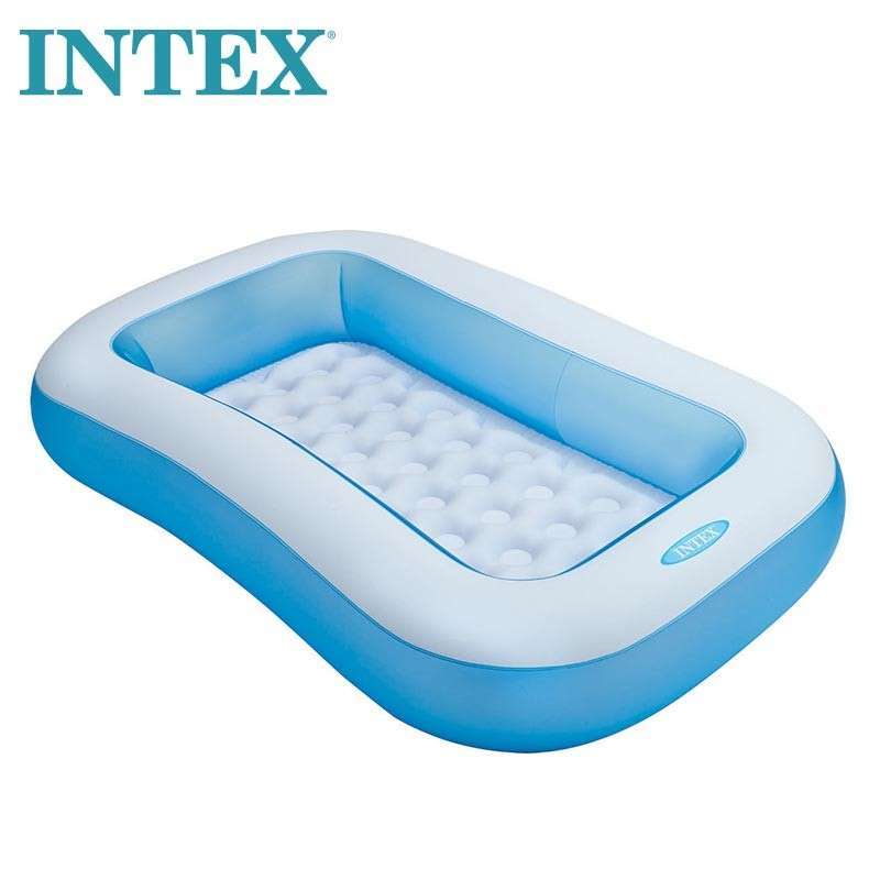 Jual INTEX Rectangular Pool 166x100x28cm 57403 Kolam Renang Anak di ...