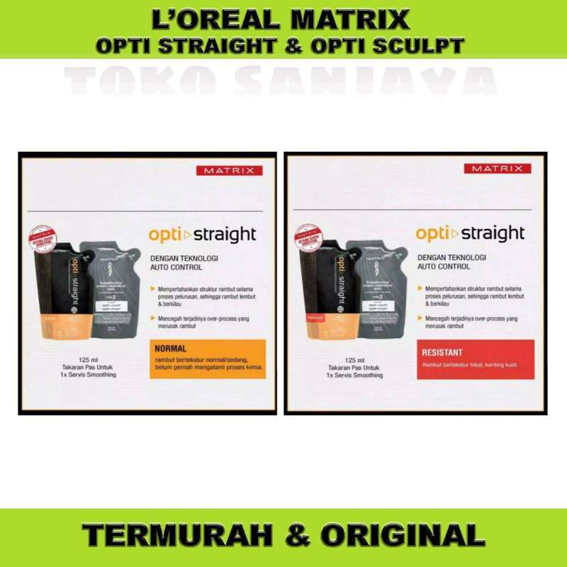 Jual LOREAL OPTIMA STRAIGHT MATRIX OBAT PELURUS RAMBUT SMOOTHING ...