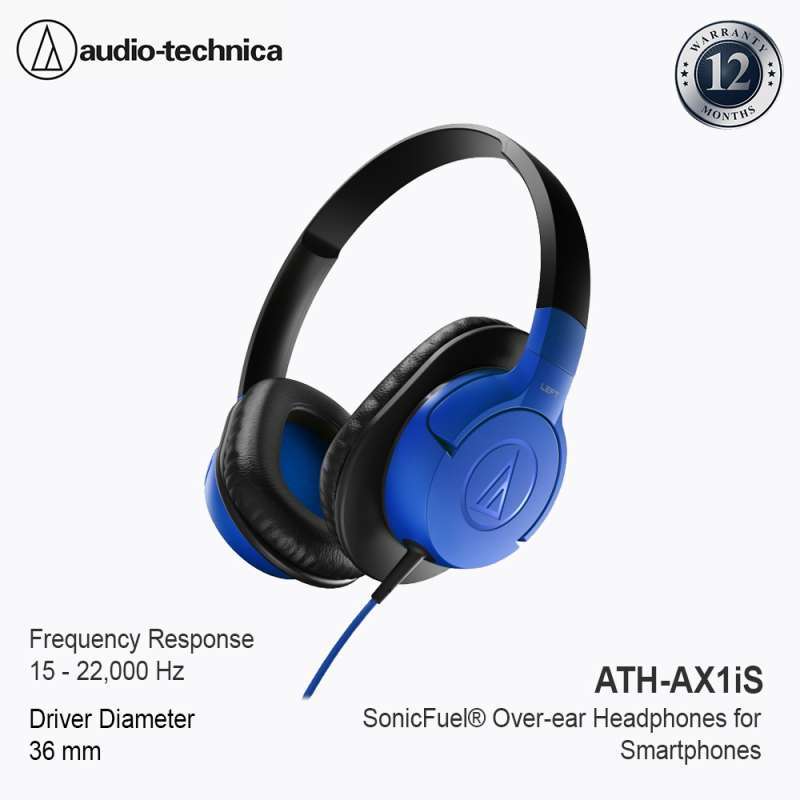 Jual Audio-Technica ATH-AX1iS SonicFuel Over-ear Headphones for ...