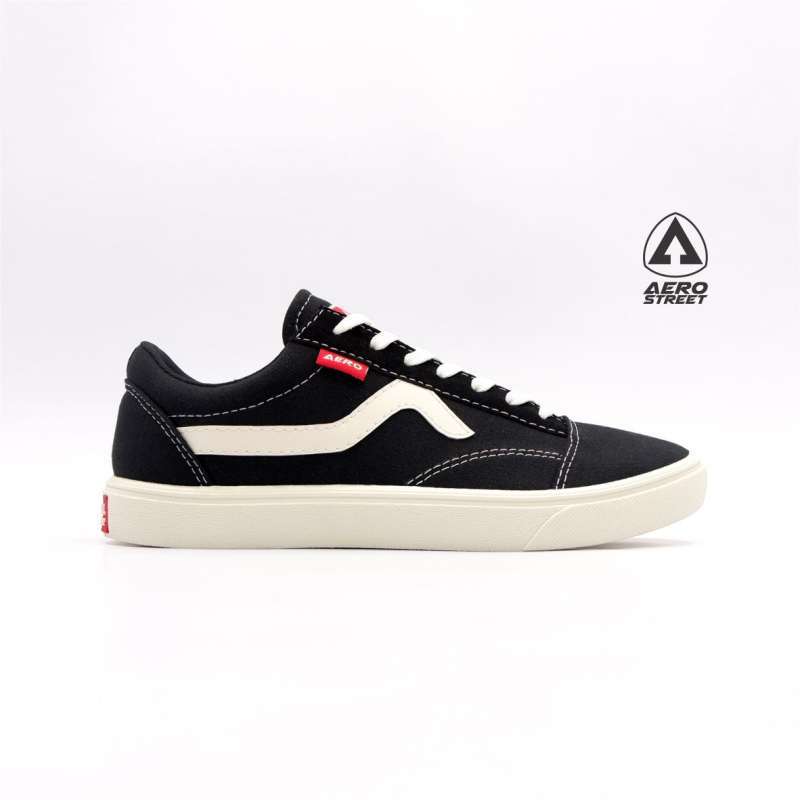 Promo Aerostreet 36-45 Massive Low Hitam - Sepatu Sneakers Casual Sport ...