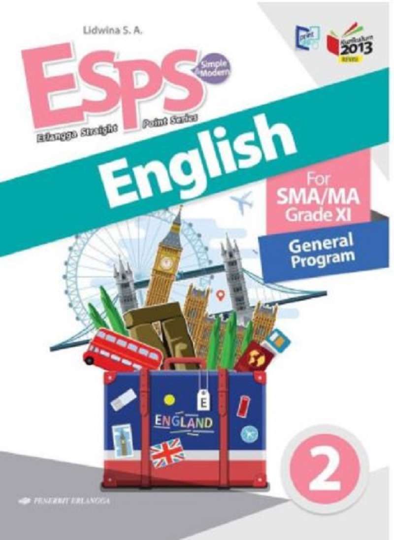 Jual Esps English/bahasa Inggris Sma/ma Penerbit Erlangga, By Lidwina S. A - Kelas 11 Di Seller ...