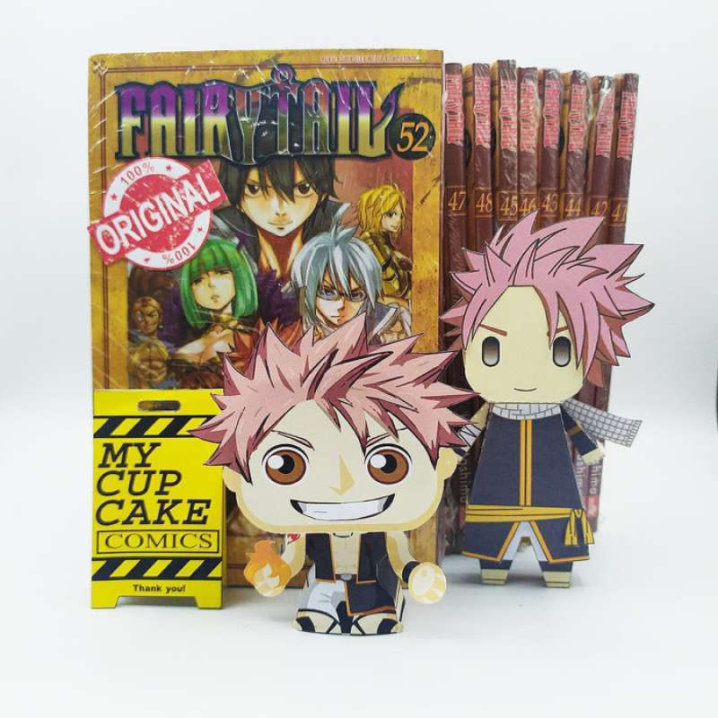 Jual [NEW SEGEL] Komik Fairy Tail - Hiro Mashima Bonus Papercraft di ...
