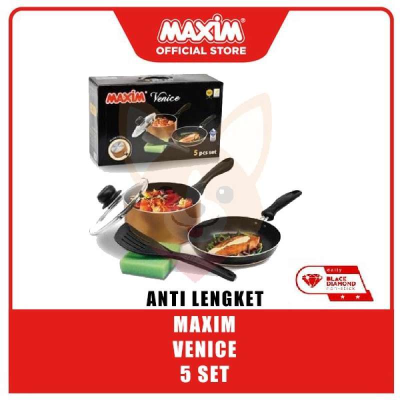 Jual Maxim Venice Panci Penggorengan Set 5pcs Di Seller Breath Shop ... Jual Maxim Venice Panci Penggorengan Set 5pcs Di Seller Breath Shop ...