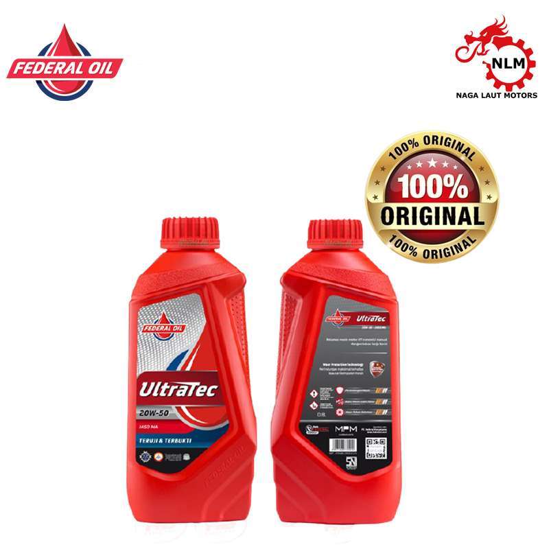 Promo Federal Oli Ultratec Merah 20W50 0.8L Diskon 20% di Seller NAGA ...