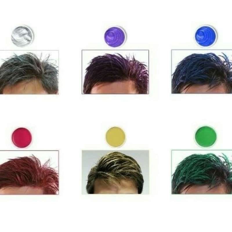 Jual Cultusia Pomade Warna 80ml (Hair Color Wax Temporary) Blue Safir ...