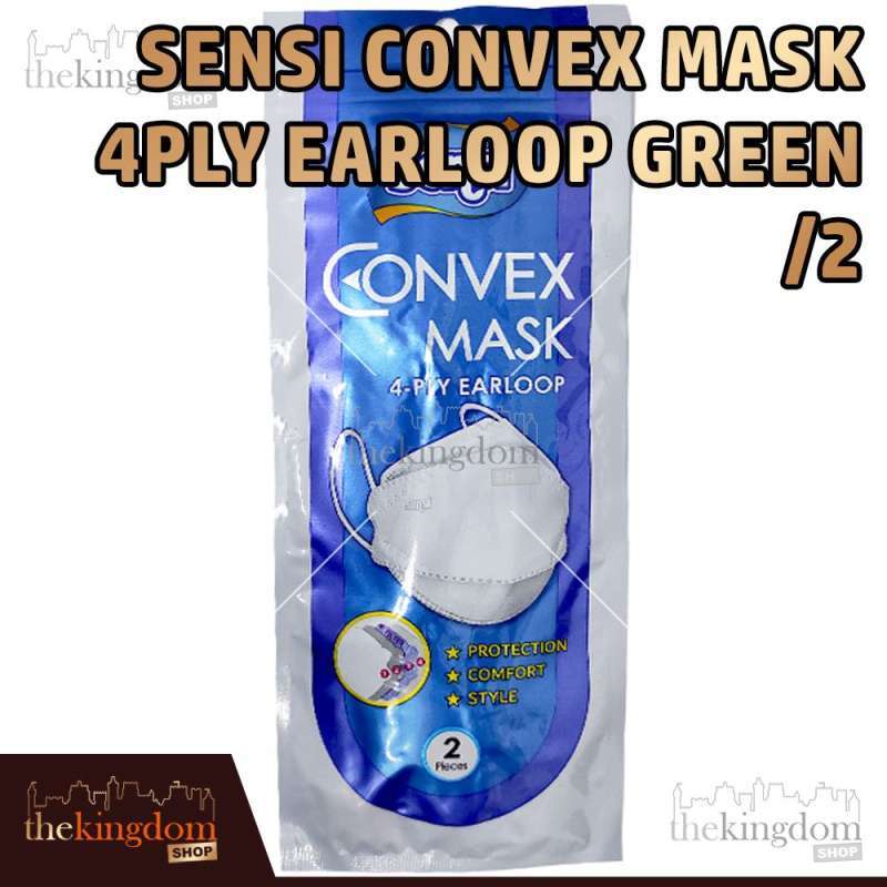 Promo Sensi Convex Mask 4ply Earloop /2 Masker Medis Taraf N95 KN95 3D ...