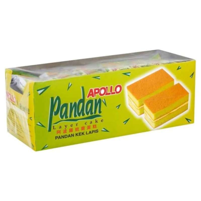 Jual Apollo Layer Cake - Pandan isi 24 Bungkus (432g) di Seller Golden ...