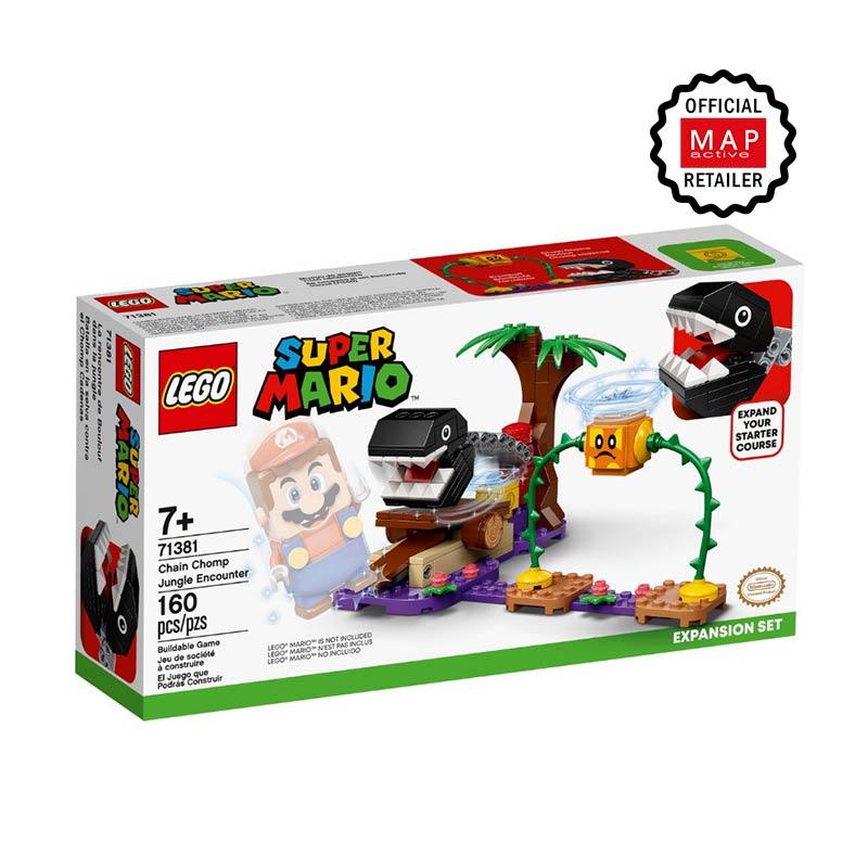 Jual LEGO Super Mario 71381 Chain Chomp Jungle Encounter Expansion Set ...