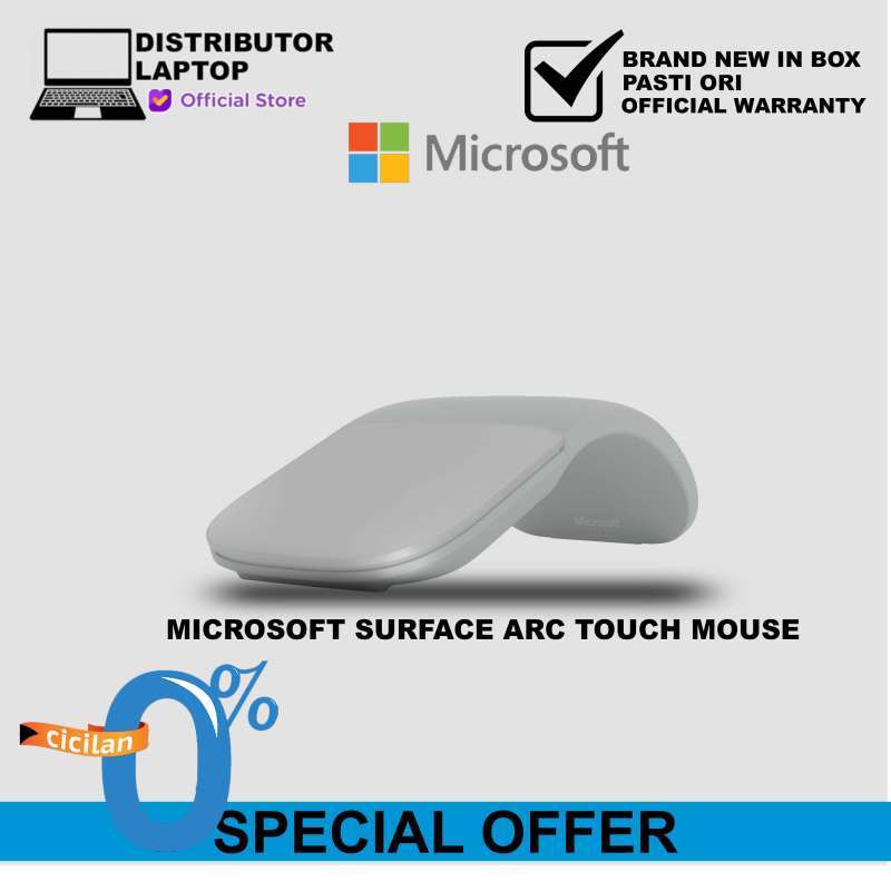 Jual Microsoft Surface Arc Touch Mouse Garansi 1 Tahun . - Grey di Seller Distributor Laptop ...