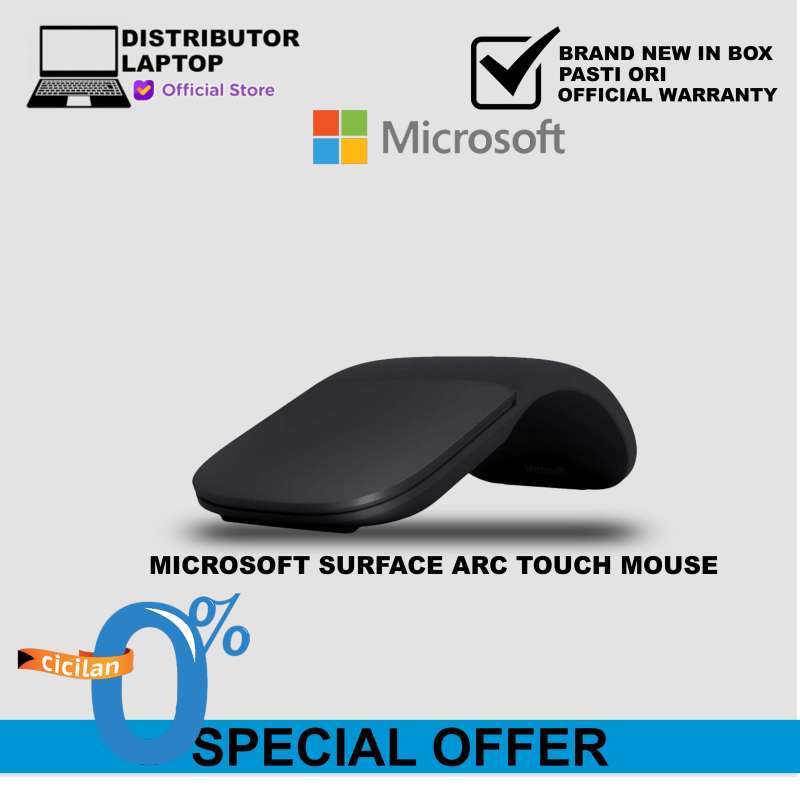 Jual Microsoft Surface Arc Touch Mouse Garansi 1 Tahun . - Black di ...