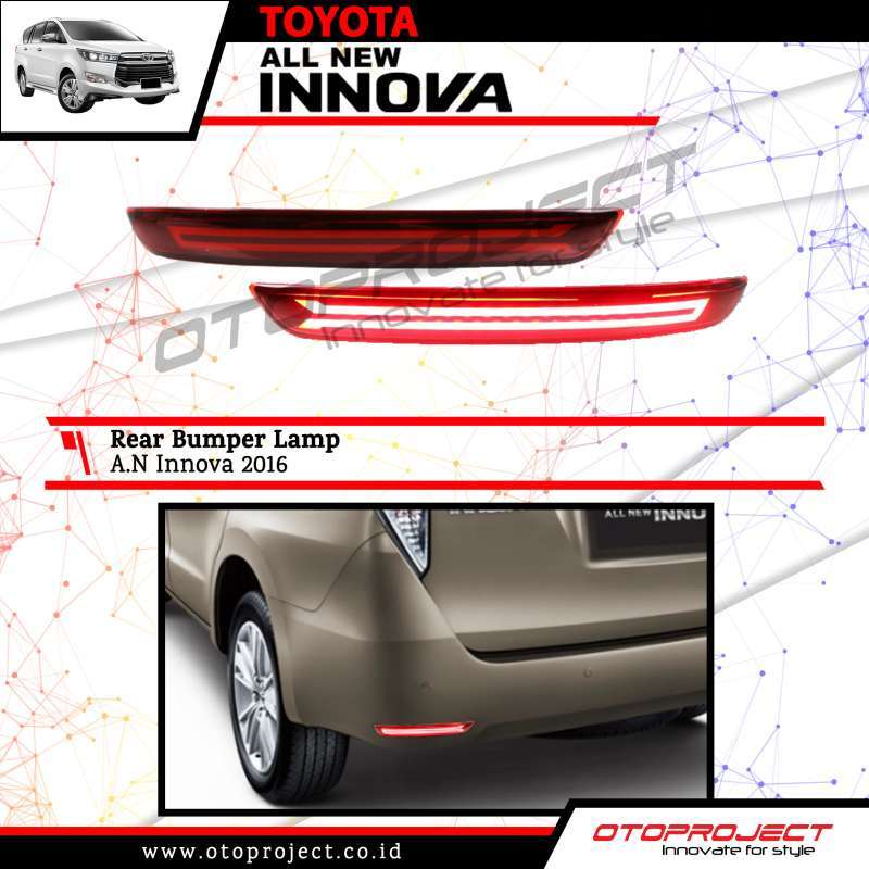 Jual REAR BUMPER LAMP TOYOTA ALL NEW INNOVA di Seller Otoproject - Kab ...