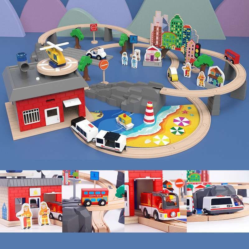 Jual Kereta Api Rel Kayu Original Harga Termurah April 2024 | Blibli