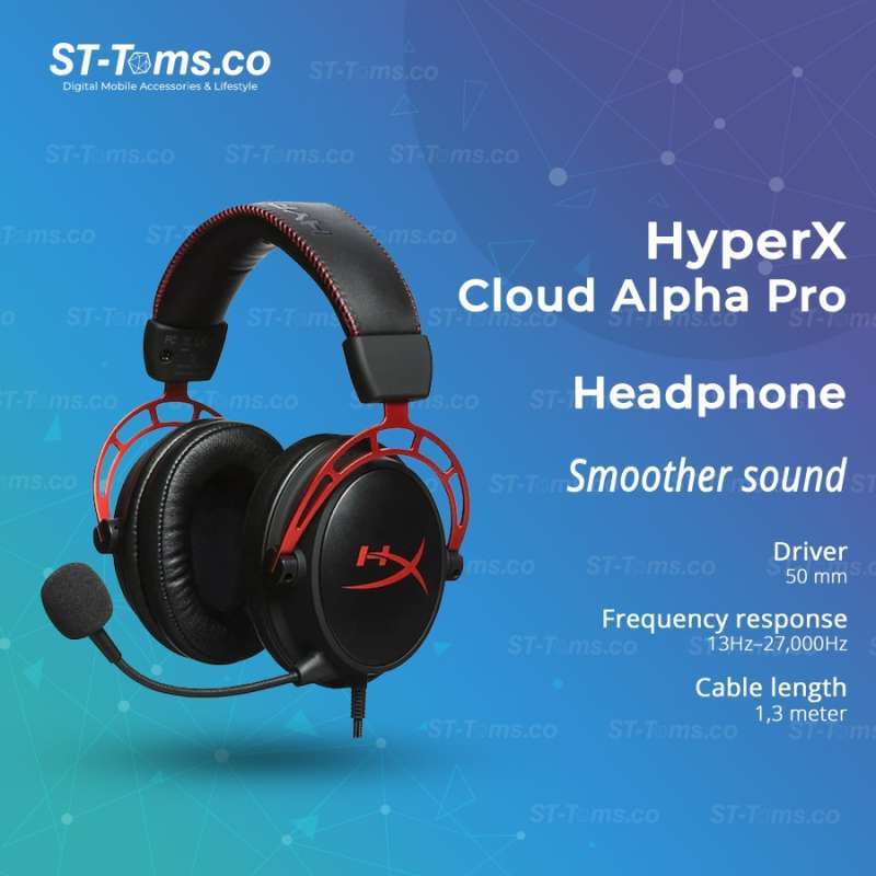 Promo HyperX Cloud Alpha Pro Gaming Headset Diskon 4% di Seller ST-Toms Official Store - Ancol-2 ...