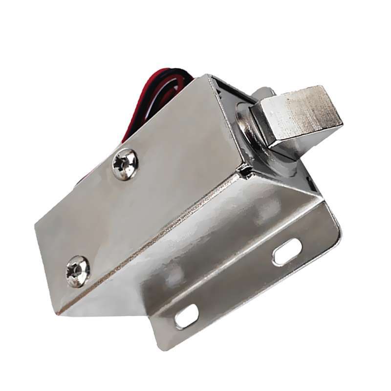 Jual Electromagnetic Lock Tongue Upward Auto Door Drawer Lock 0.25kg ...