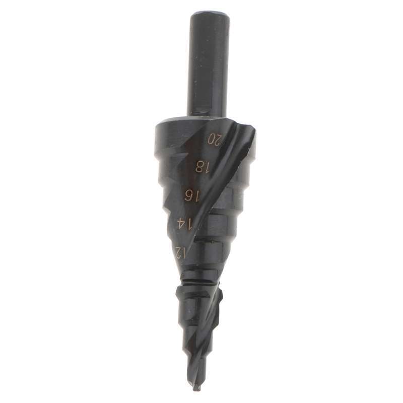 Promo High Speed 4-20mm Hex Shank Spiral Step Conical Cone Drill Bit ...