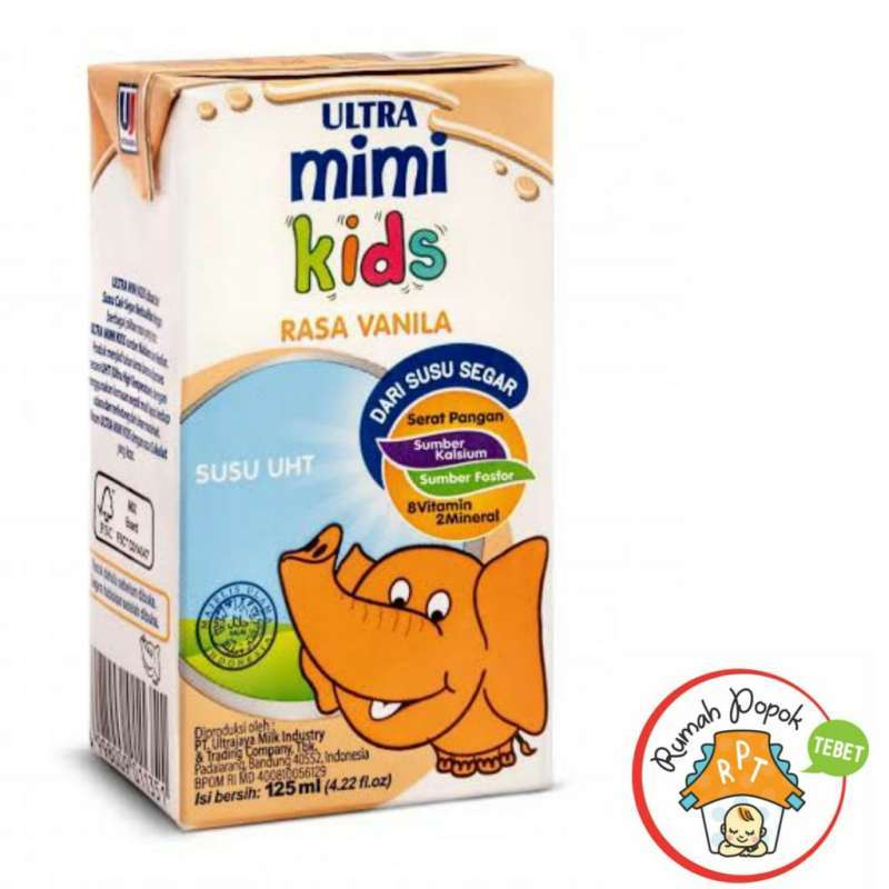 Promo Ultra Mimi 125 ml Vanila - 40 pcs - 1 Kardus Diskon 3% di Seller ...