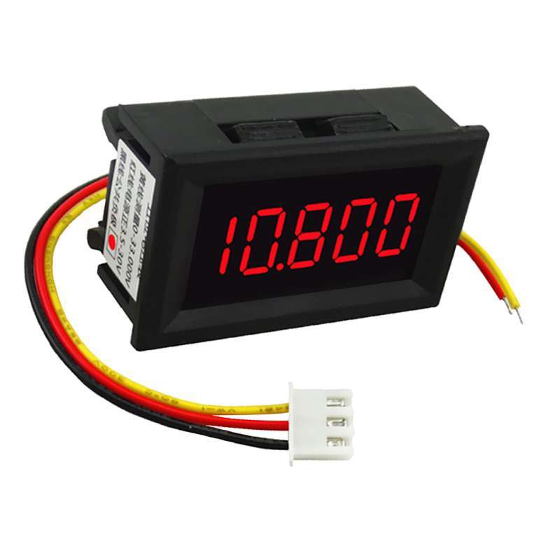 Jual DC 3 Wire 0.36'' Red LED Digital Display Panel Volt Meter ...