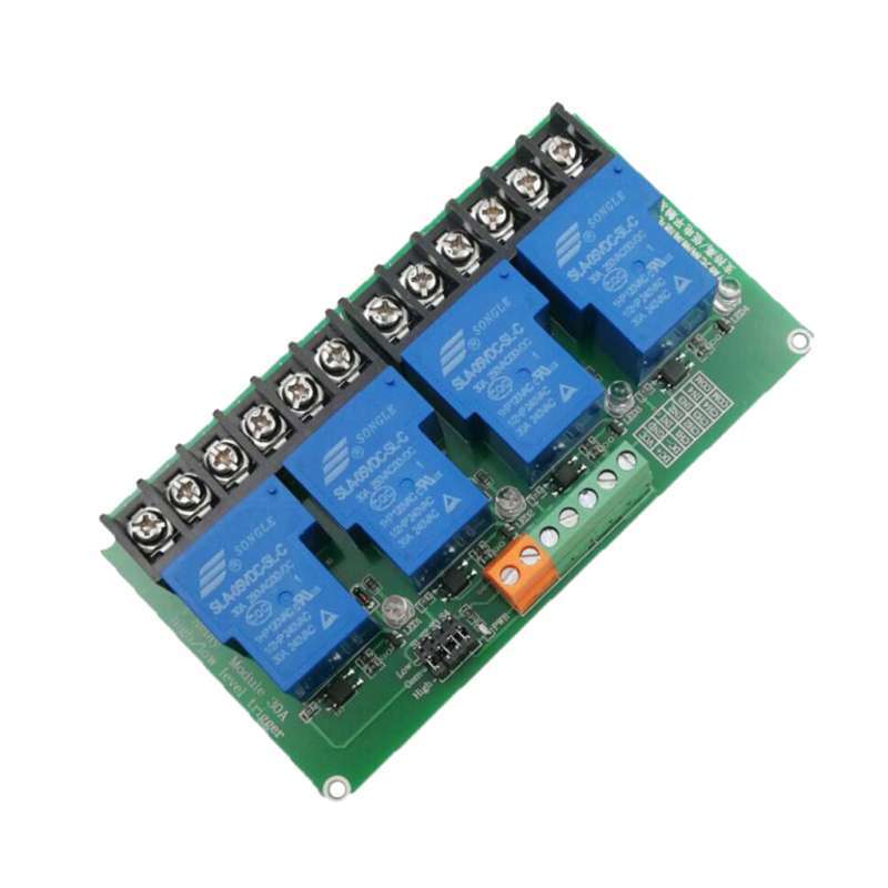 Jual Dc 12v 4 Channel Relay Module For Raspberry Pi Arm Avr Dsp Pic Di ...