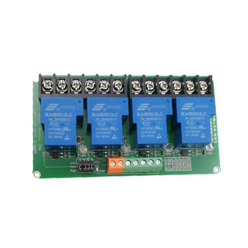 Jual Dc 12v 4 Channel Relay Module For Raspberry Pi Arm Avr Dsp Pic Di ...
