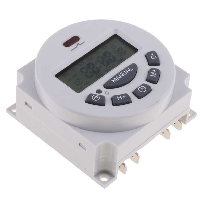 Promo DC 12V 16A Digital LCD Power Programmable Timer Time Switch Relay Diskon 17% di Seller ...