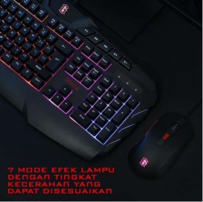 Jual Gamen Station Professional Gaming Mouse & Keyboard Combo 3200 Dpi ...